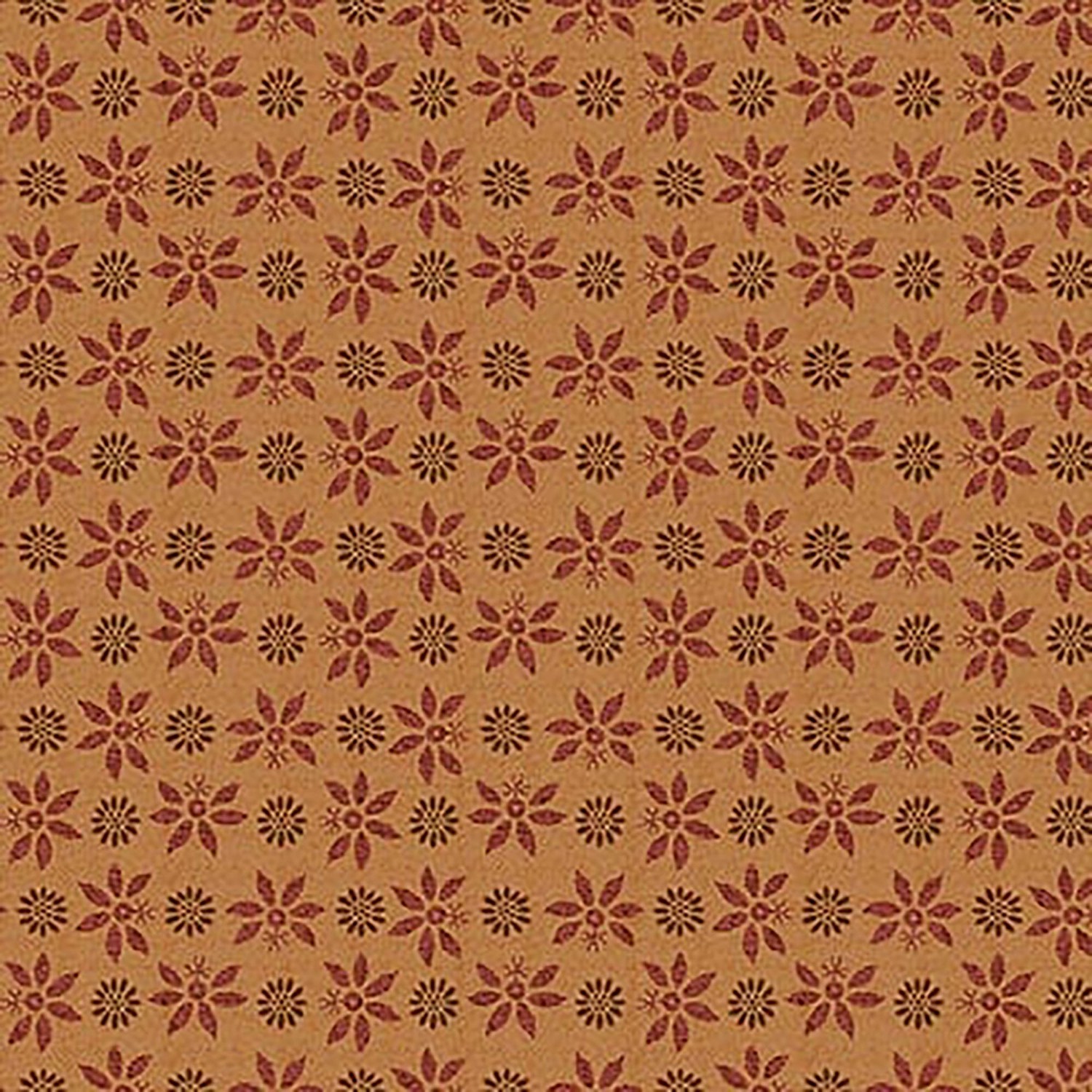 Oak and Maple - Sunflower Toss-Ochre | ConnectingThreads.com