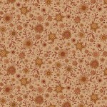 Oak and Maple - Stars & Flowers Toss-Tan | ConnectingThreads.com