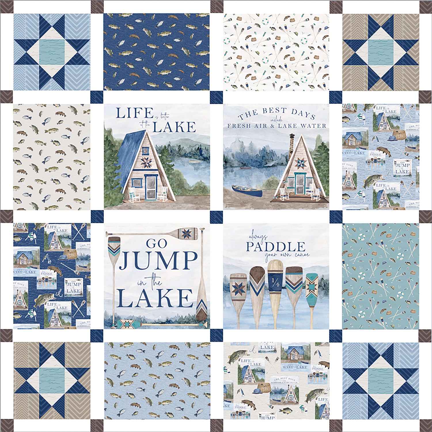 Lake Lover Lap Quilt Pattern Download | ConnectingThreads.com