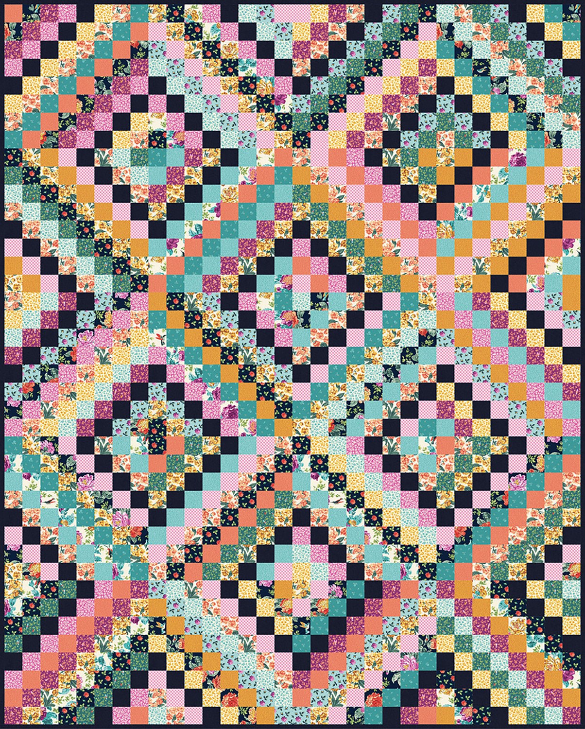 Spring Nectar - Scrappy Goodness Quilt Kit | ConnectingThreads.com