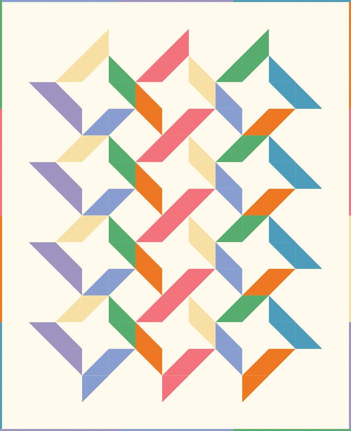 Basics - Basics Candy Dish Baby Multi Cotton Quilt Kit | ConnectingThreads.com