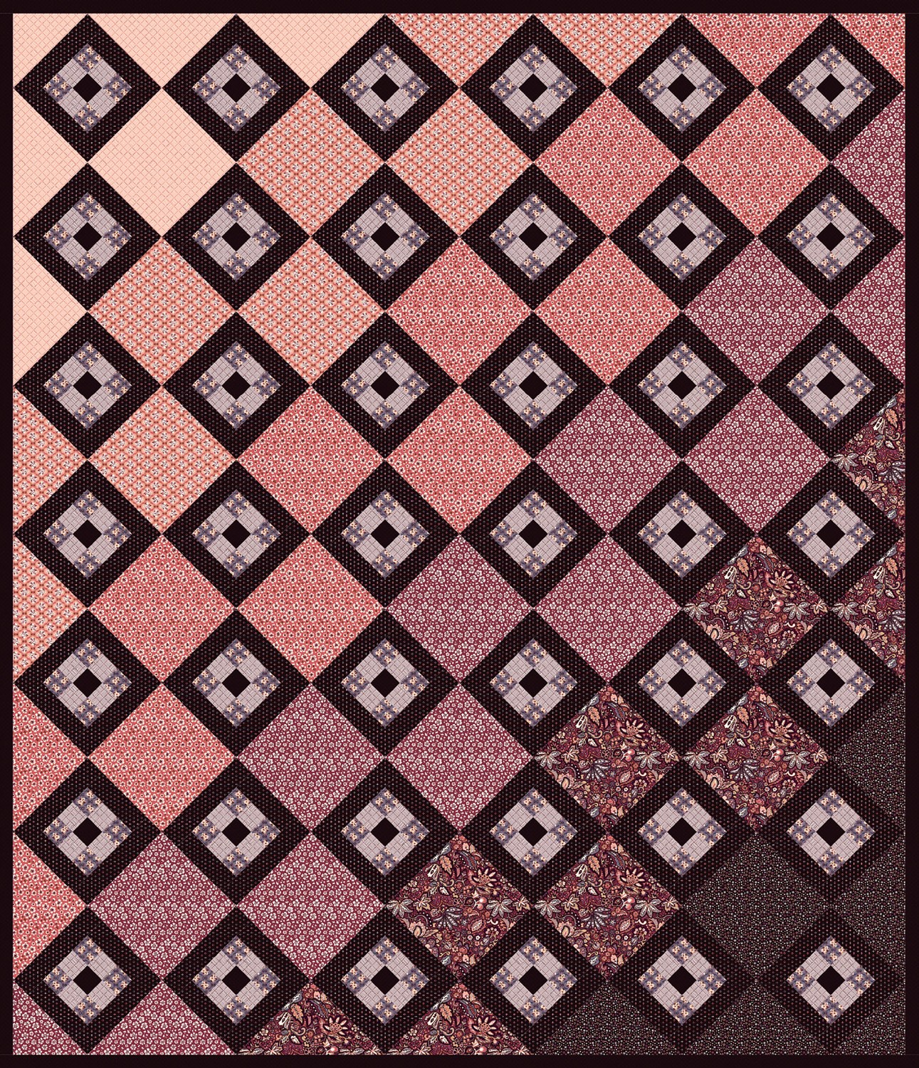 Spiced Cider - Spiced Cider at Twilight Multi Cotton Fabric Quilt Kit ...