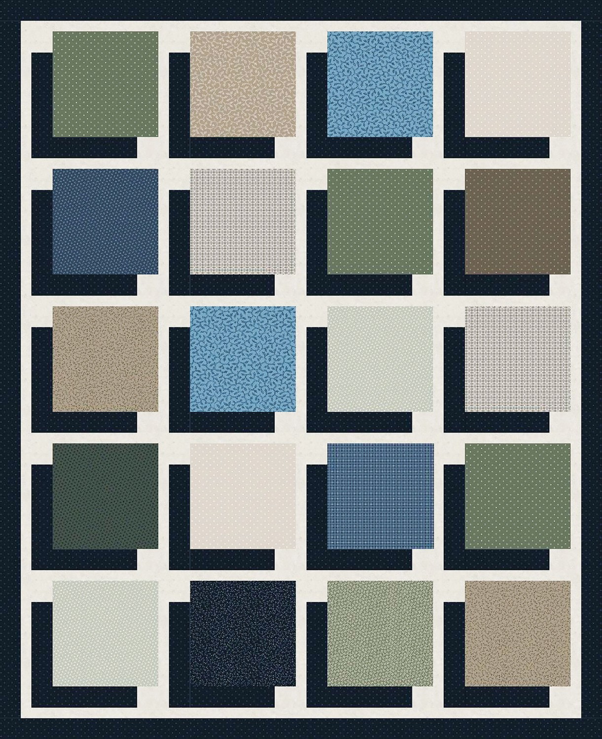 Brownstone Quilt Pattern Download | ConnectingThreads.com