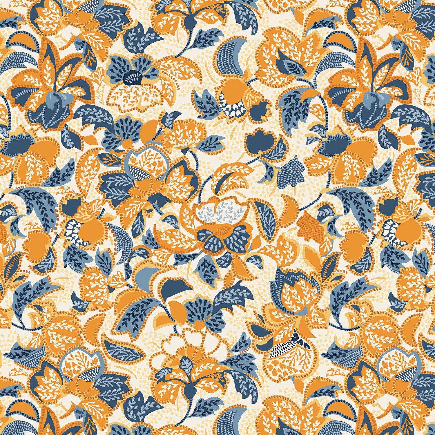 Cheddar Blues - Cheddar Blues Birds of a Feather Cotton Fabric Quilt ...