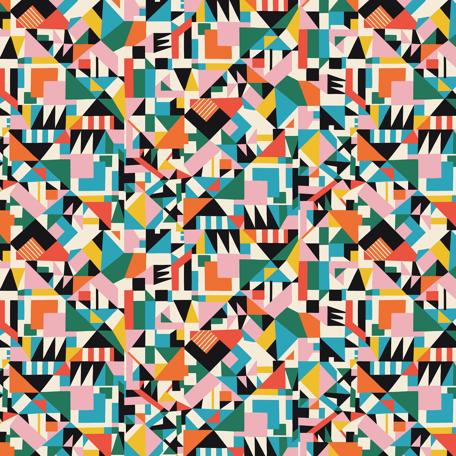 Art Haus - Art Haus Stotzl Geo Multi Quilting Cotton Fabric Yardage | ConnectingThreads.com