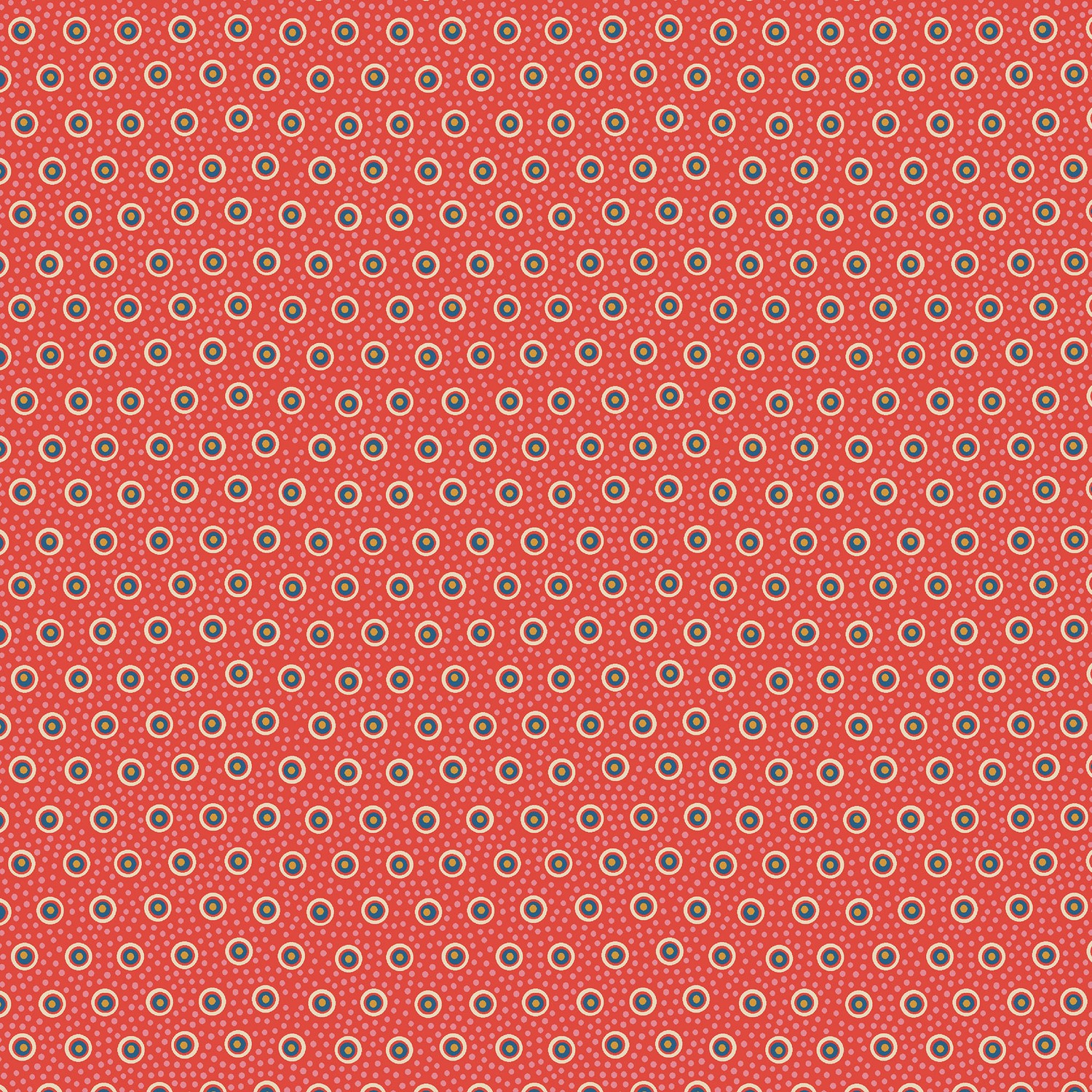 Art Haus - Art Haus Otte Dot Red Orange Quilting Cotton Fabric Yardage | ConnectingThreads.com