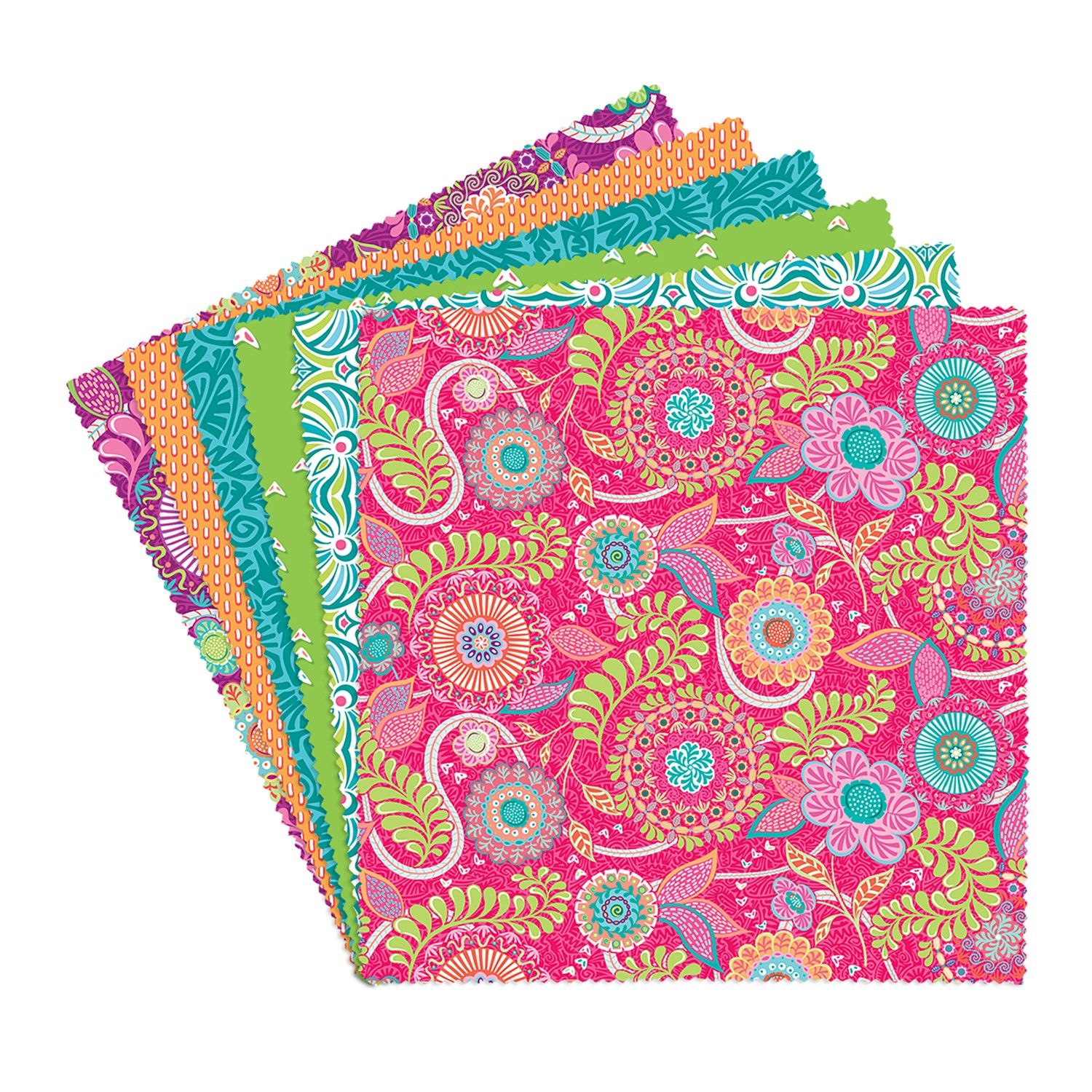 Vibrancy 10" Squares - Premium Quilting Fabric | Connecting Threads