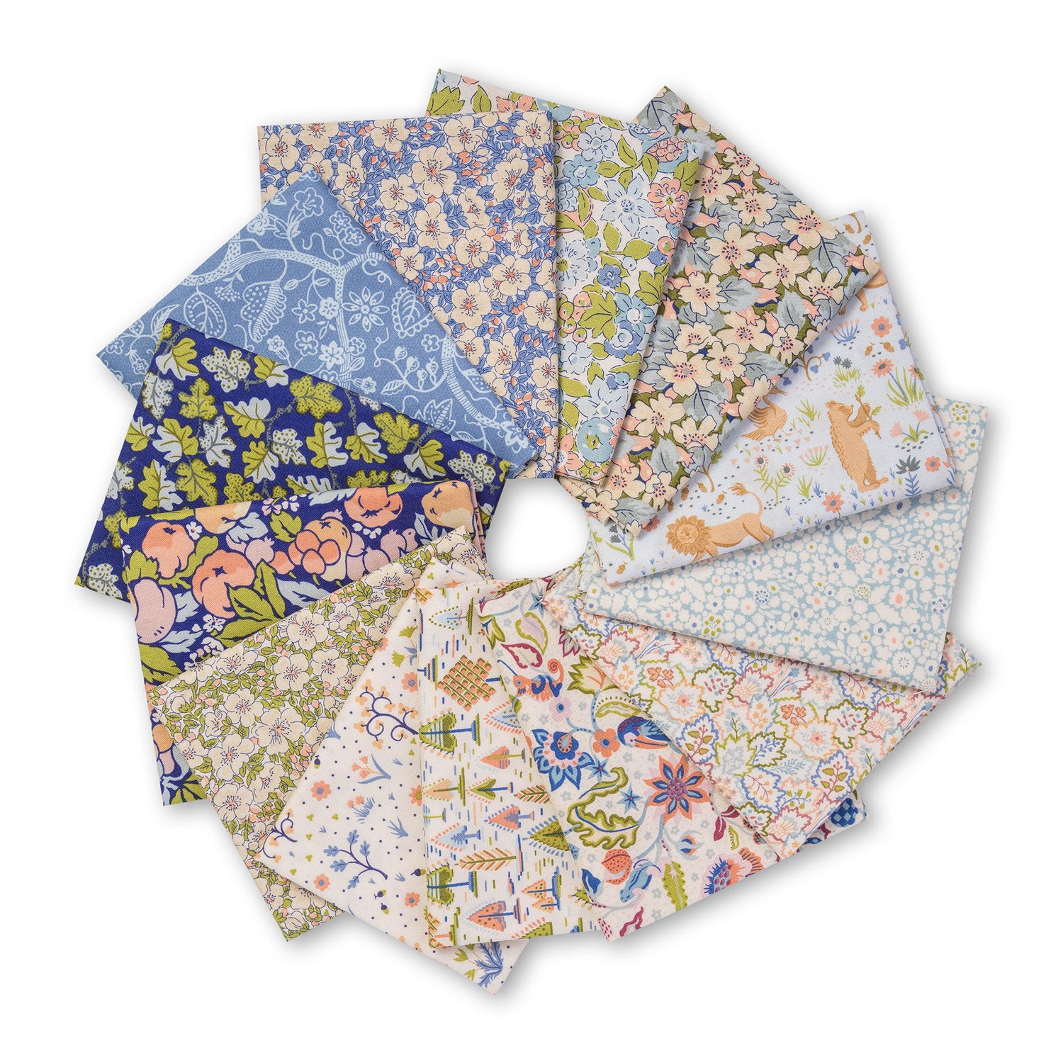 Tree of Life - Tree of Life Woodland Pastels Fat Quarter Sampler ...