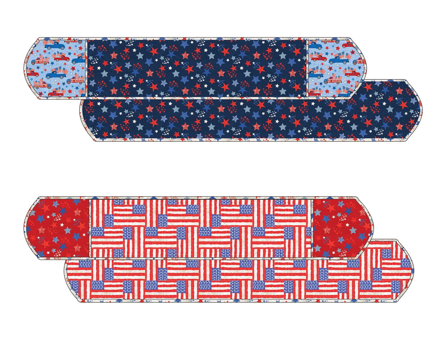 Patriotic Picnic - Sassy Mitts Star Spangled Project Bundle - Blue | ConnectingThreads.com