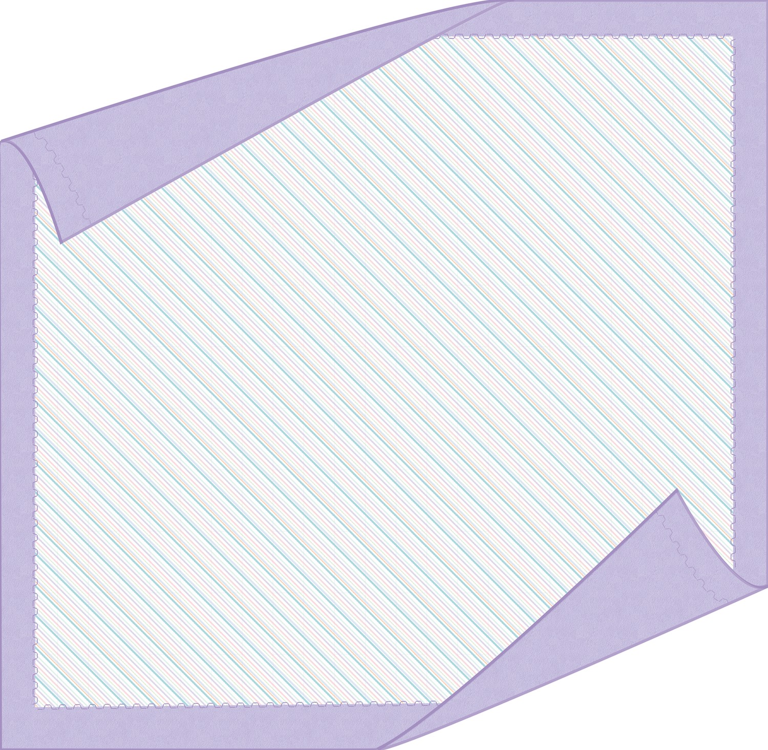 Pattern Play Flannel - Receiving Blanket Project Bundle - Freesia Floofy with Candy Stripe White ...