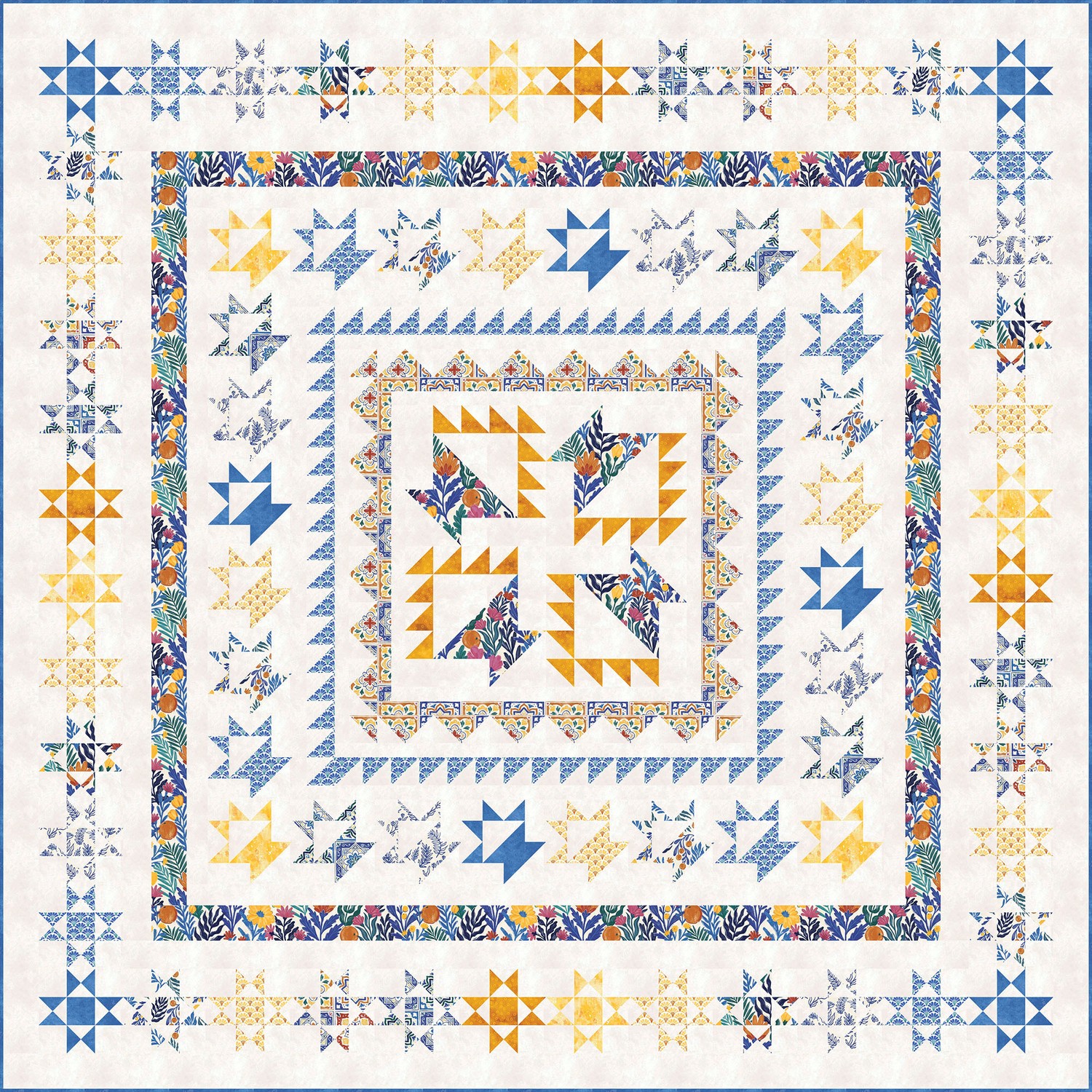 Cyprus - Cyprus Quilt Kit | ConnectingThreads.com