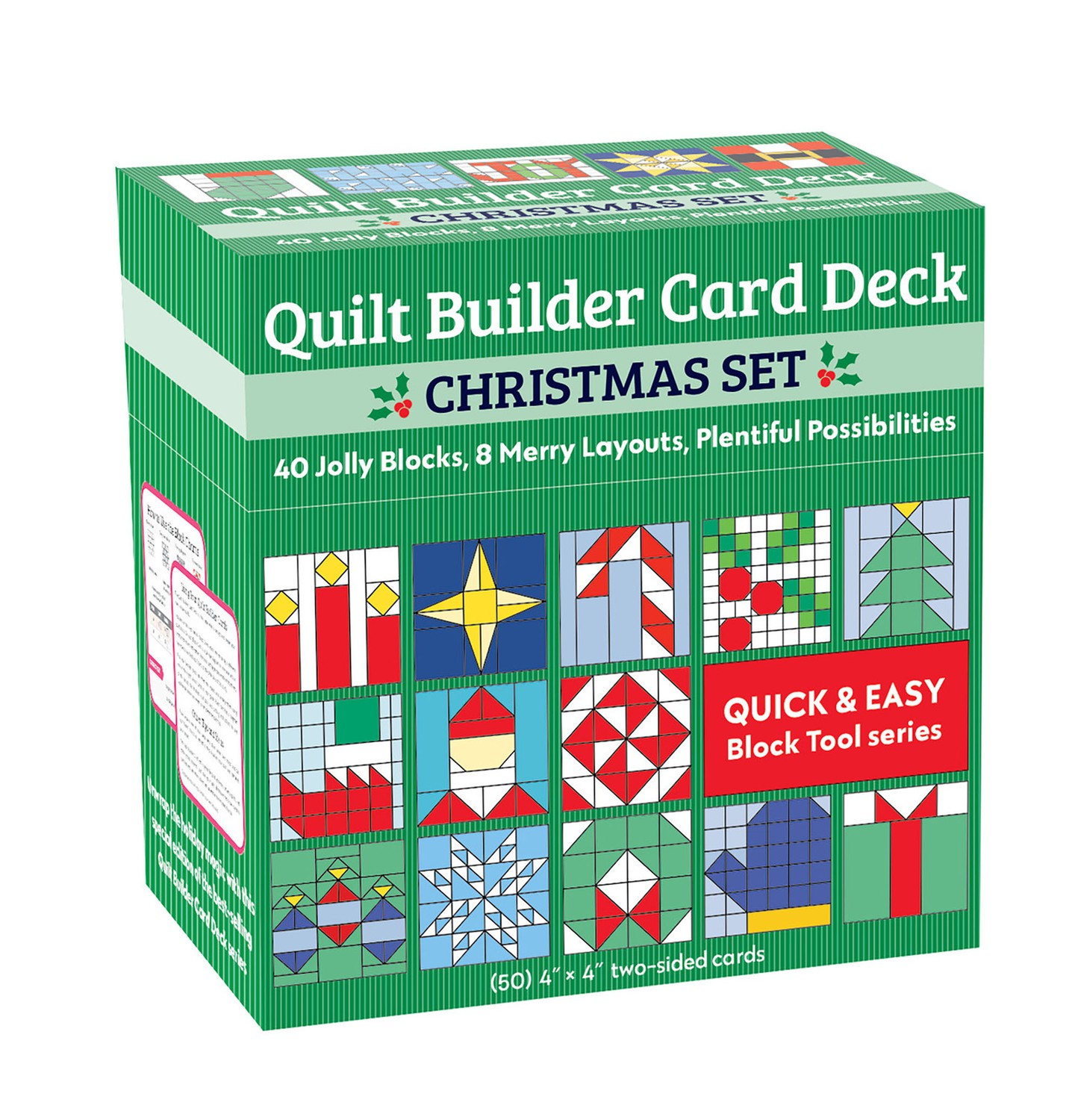 Quilt Builder Card Deck Christmas Set | ConnectingThreads.com