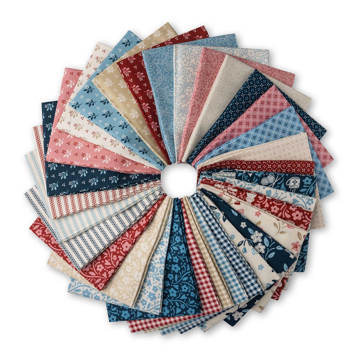 Cozy House - Cozy House Fat Quarter Sampler | ConnectingThreads.com