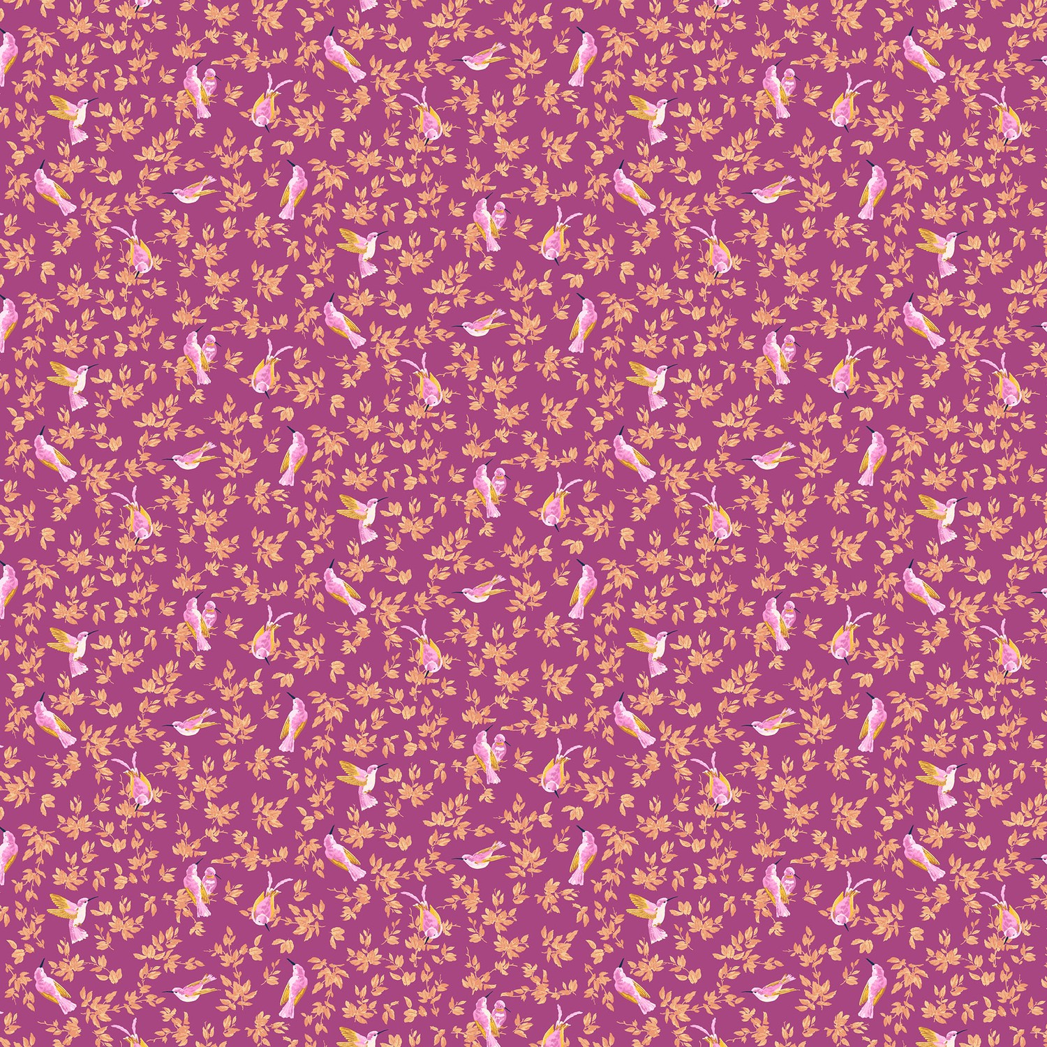 Spring Nectar - Spring Nectar Gathering Amaranth Quilting Cotton Fabric Yardage ...