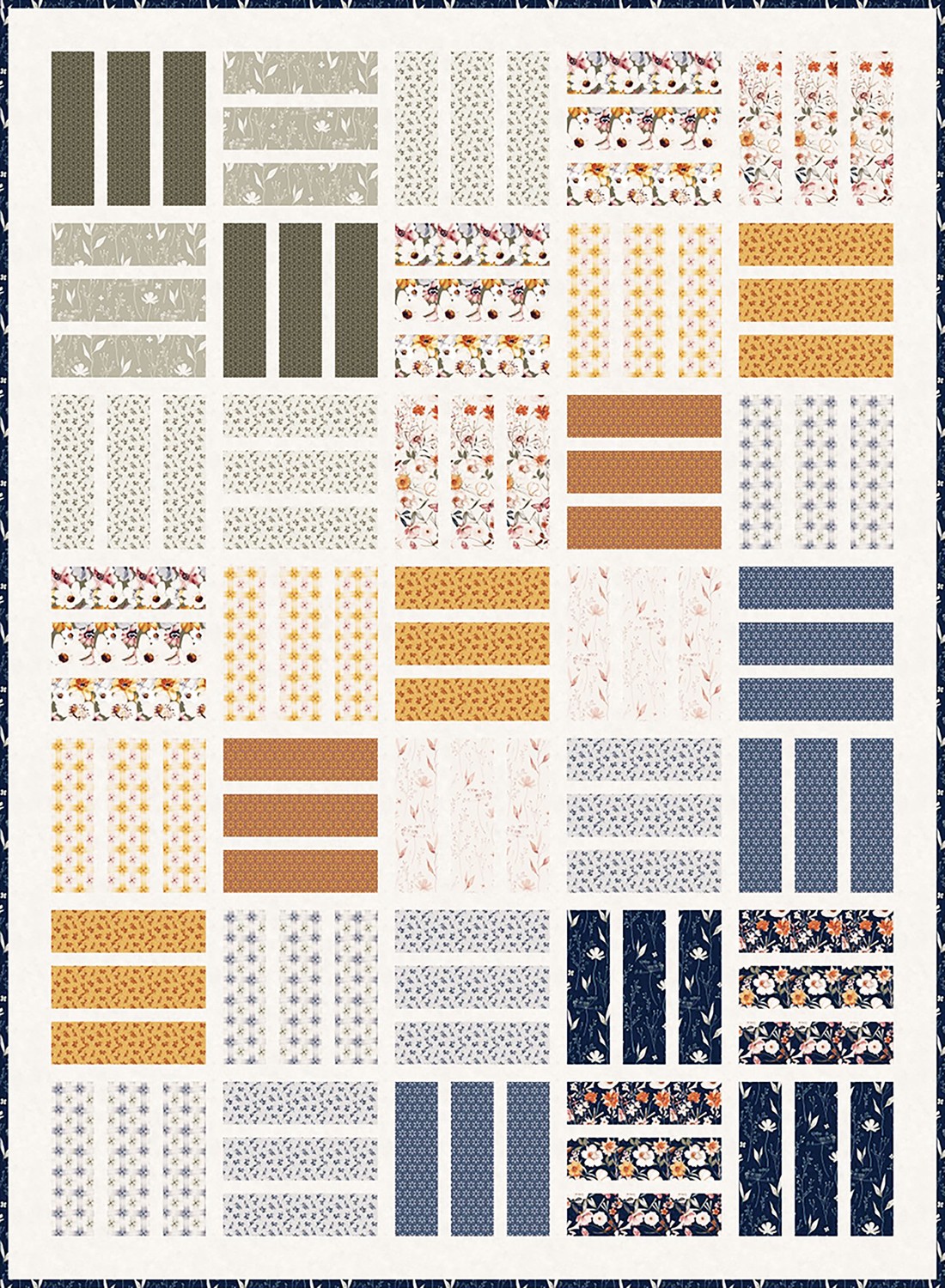 Swallowtail Grove - Nautical News Quilt Pattern Download | ConnectingThreads.com