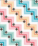 Bright Blossoms - Diamond Cabana Quilt Pattern Download | ConnectingThreads.com