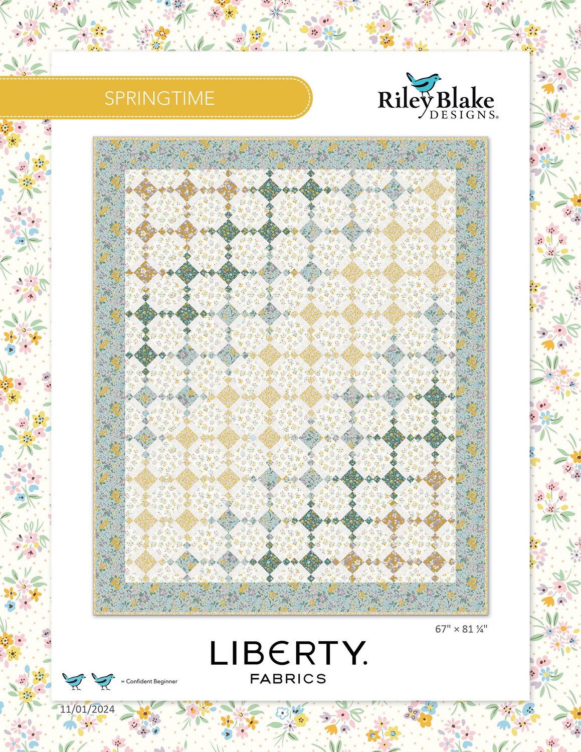 Springtime Quilt Free Pattern Download | ConnectingThreads.com