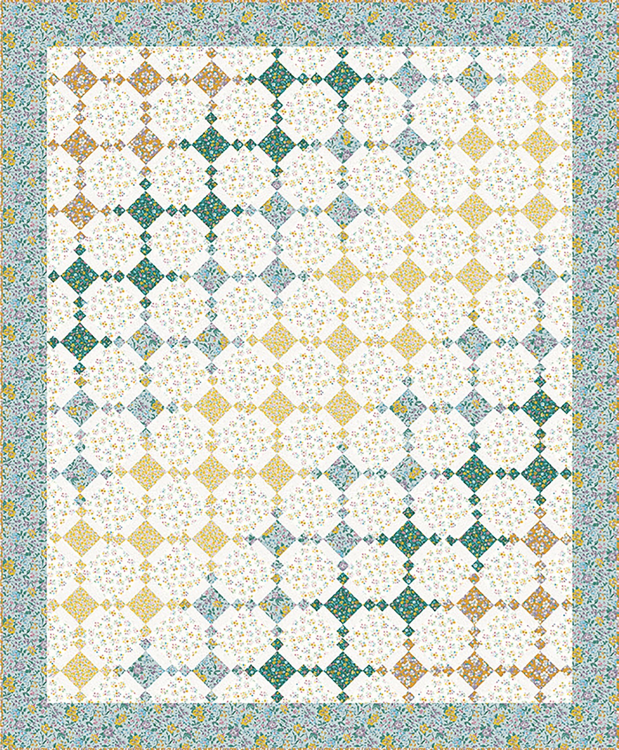 Heirloom Spring - Springtime Quilt Kit | ConnectingThreads.com
