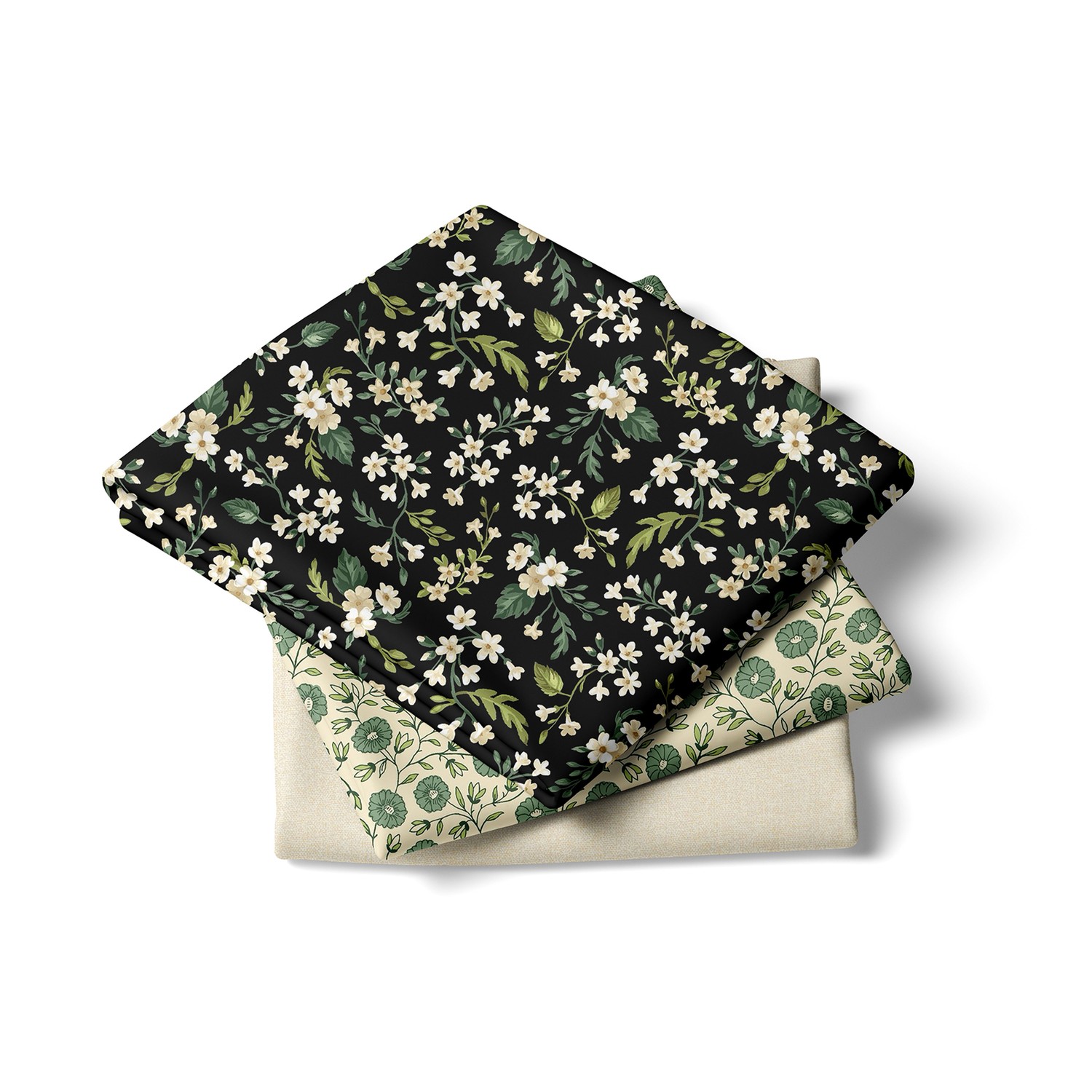 Evening Stroll - Flora and Vines 3-Yard Fabric Bundle | ConnectingThreads.com