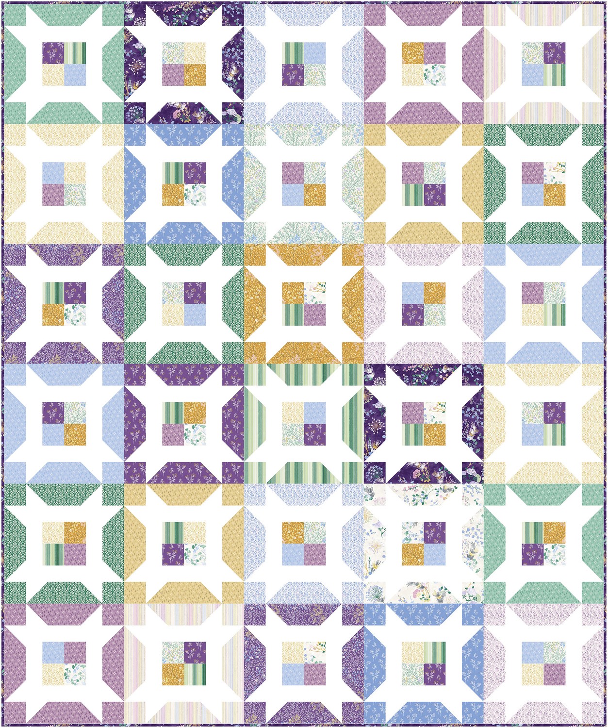 Little Miss Quilt Pattern Download | ConnectingThreads.com