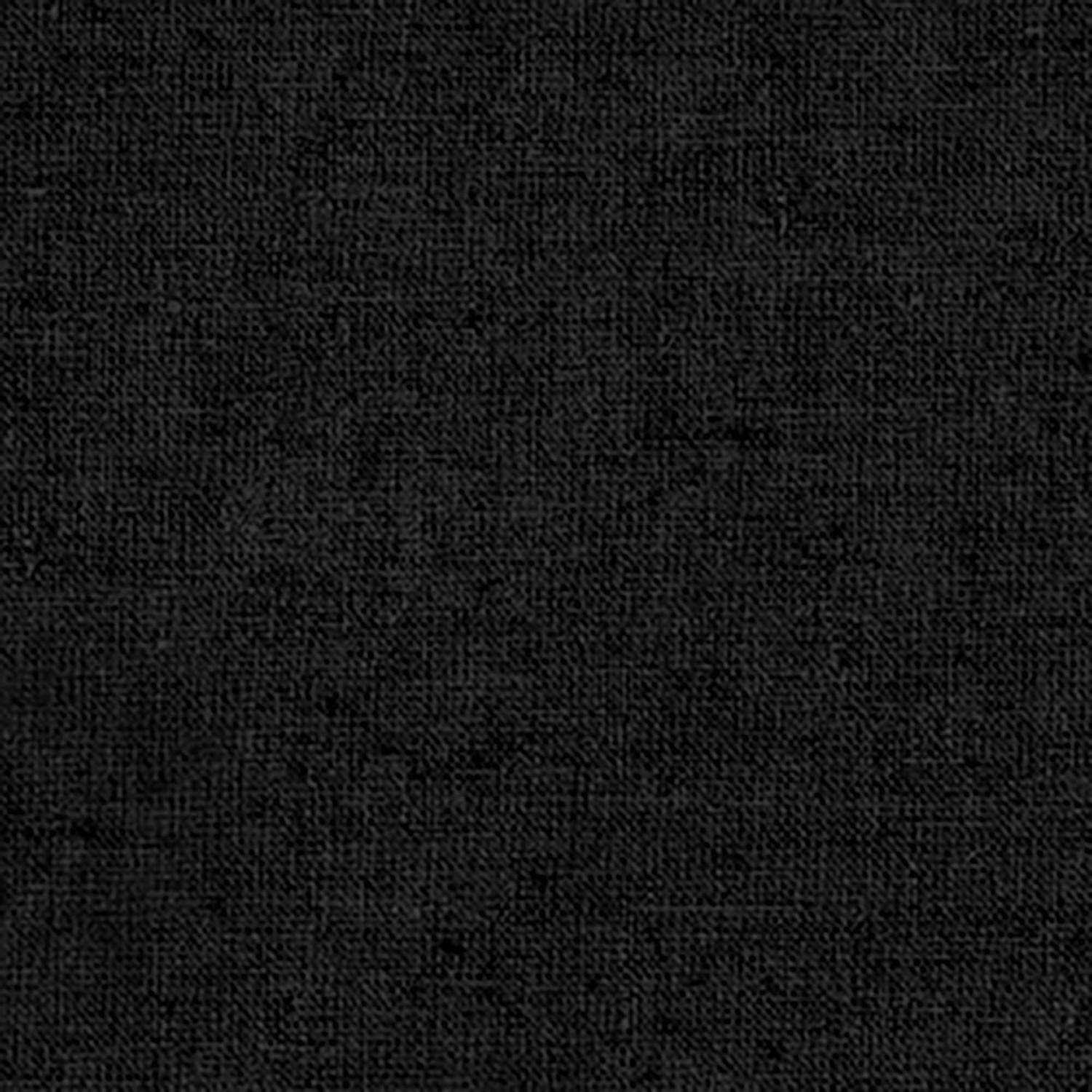 Grove - Solid Linen/Cotton Black Quilting Fabric Yardage | ConnectingThreads.com