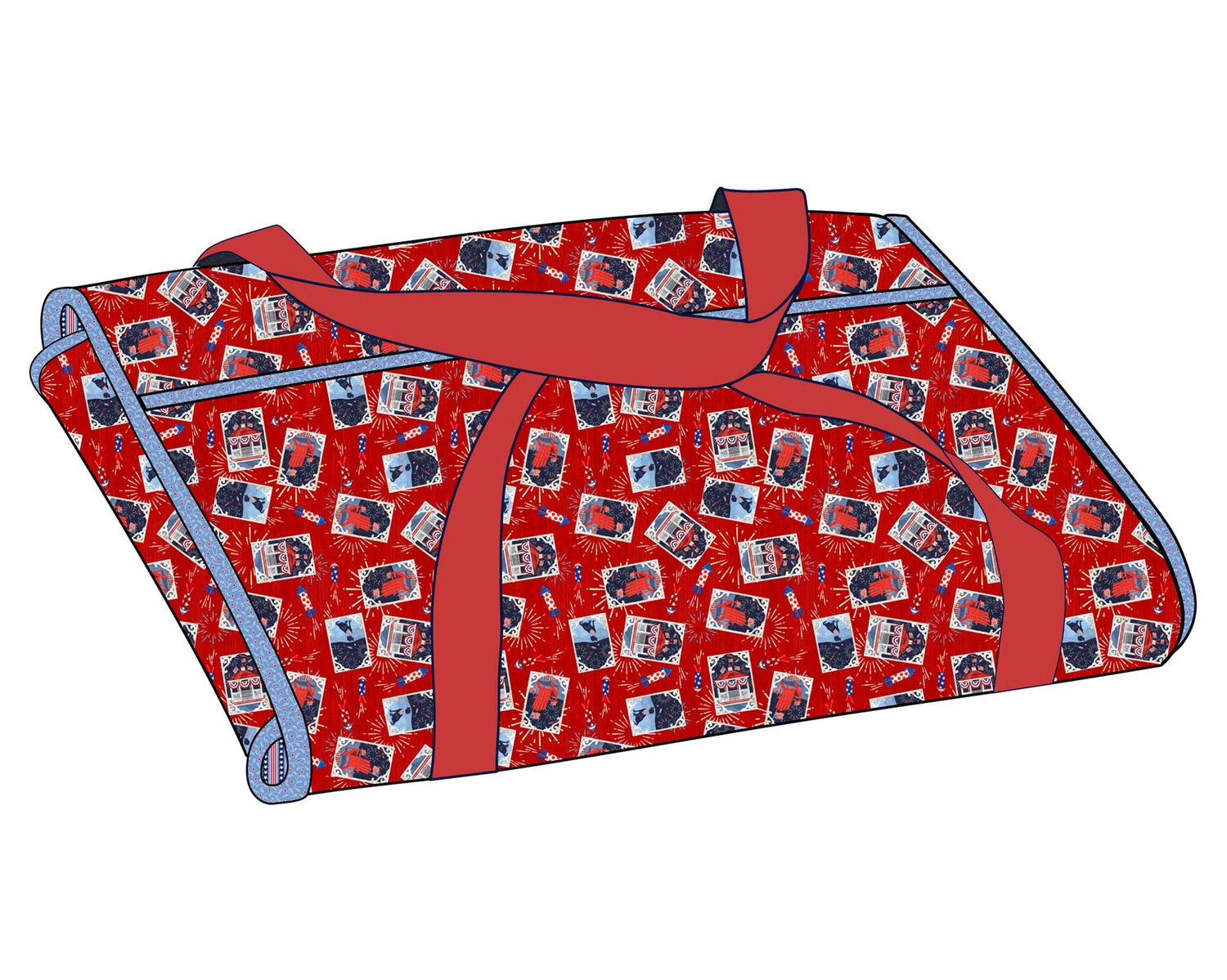 Patriotic Picnic - Picnic Casserole Carrier Project Bundle | ConnectingThreads.com