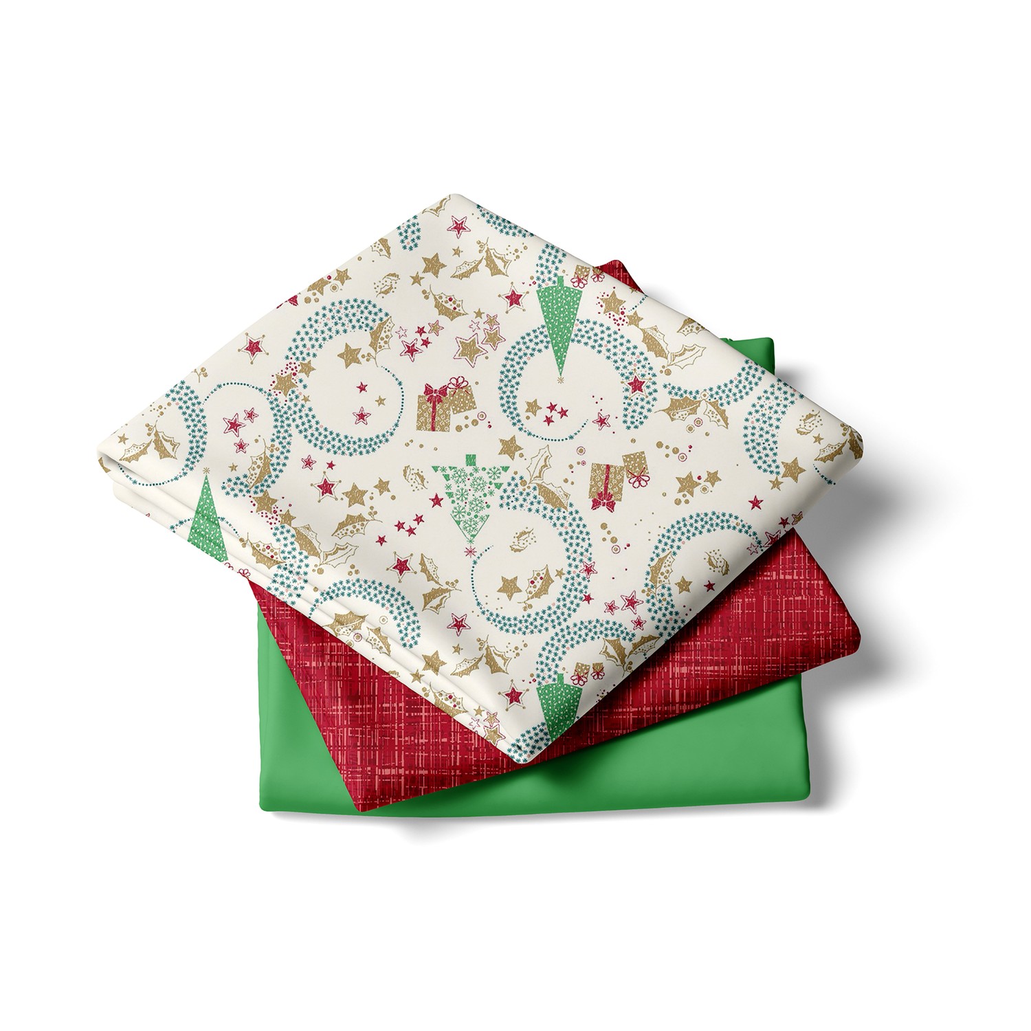 Holiday Magic - Christmas Whimsy 3-Yard Fabric Bundle | ConnectingThreads.com