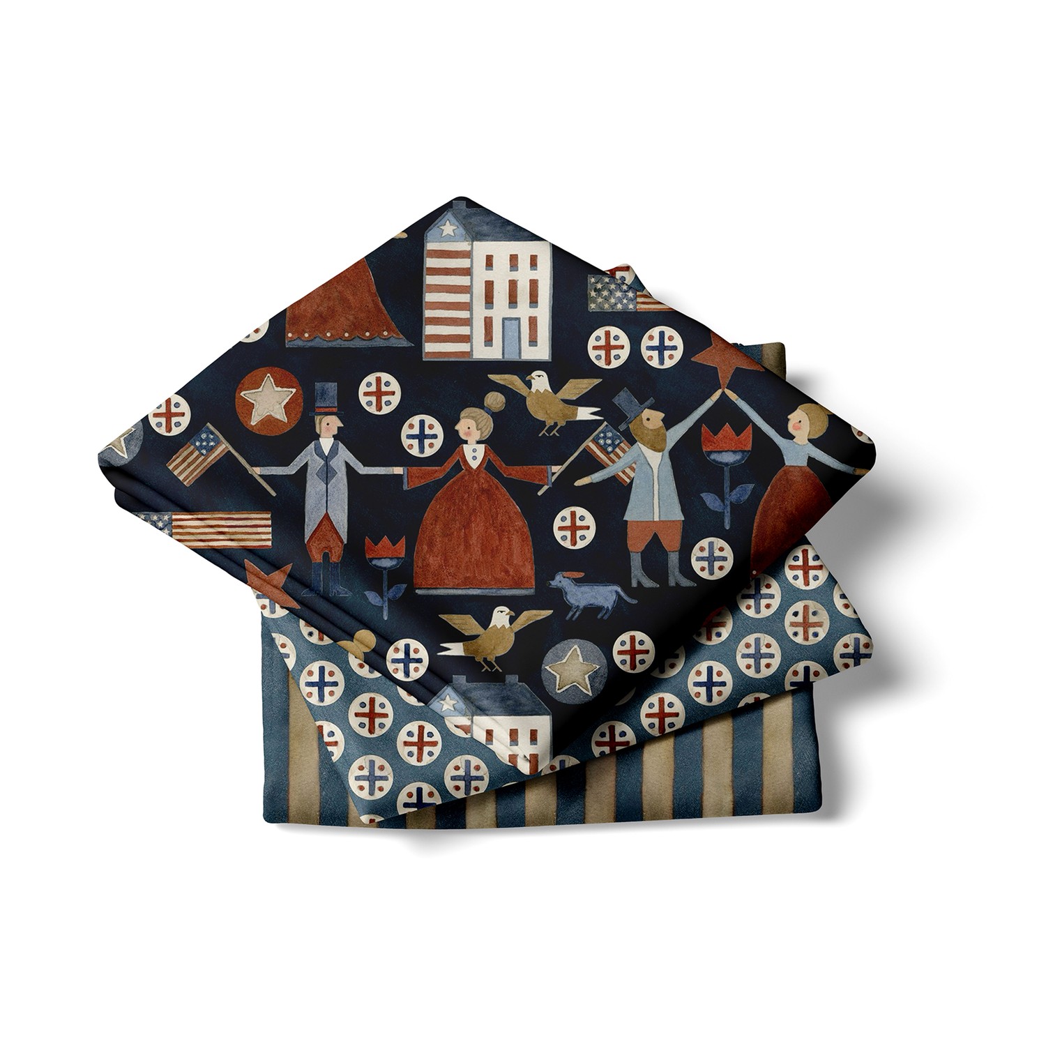 Bright Stars & Stripes 3-Yard Fabric Bundle | ConnectingThreads.com