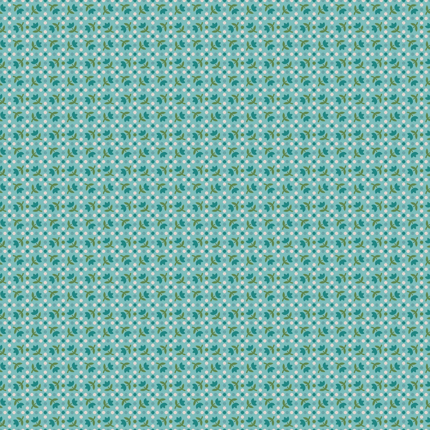 Piece & Plenty - Piece & Plenty Tulips Raindrop Quilting Cotton Fabric Yardage ...