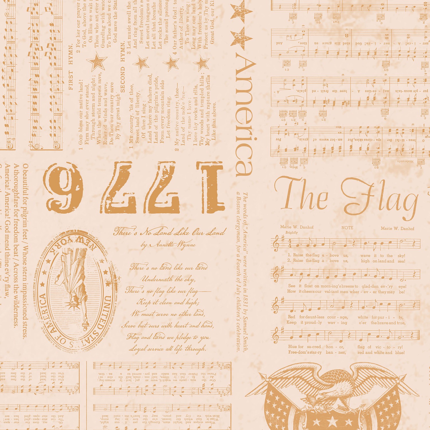 Americana - Americana Liberty Cider Quilting Cotton Fabric Yardage | ConnectingThreads.com