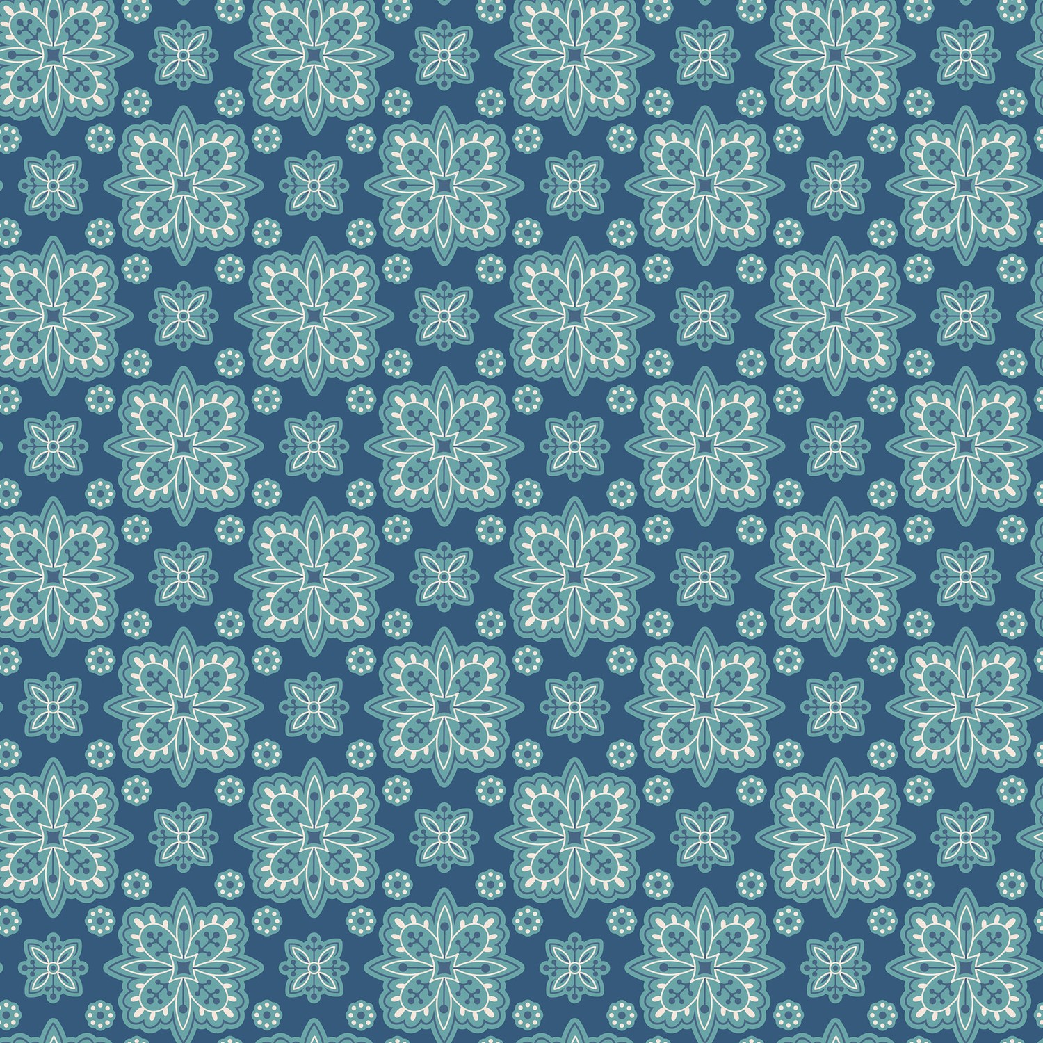 Americana - Americana Parade Dark Denim Quilting Cotton Fabric Yardage ...