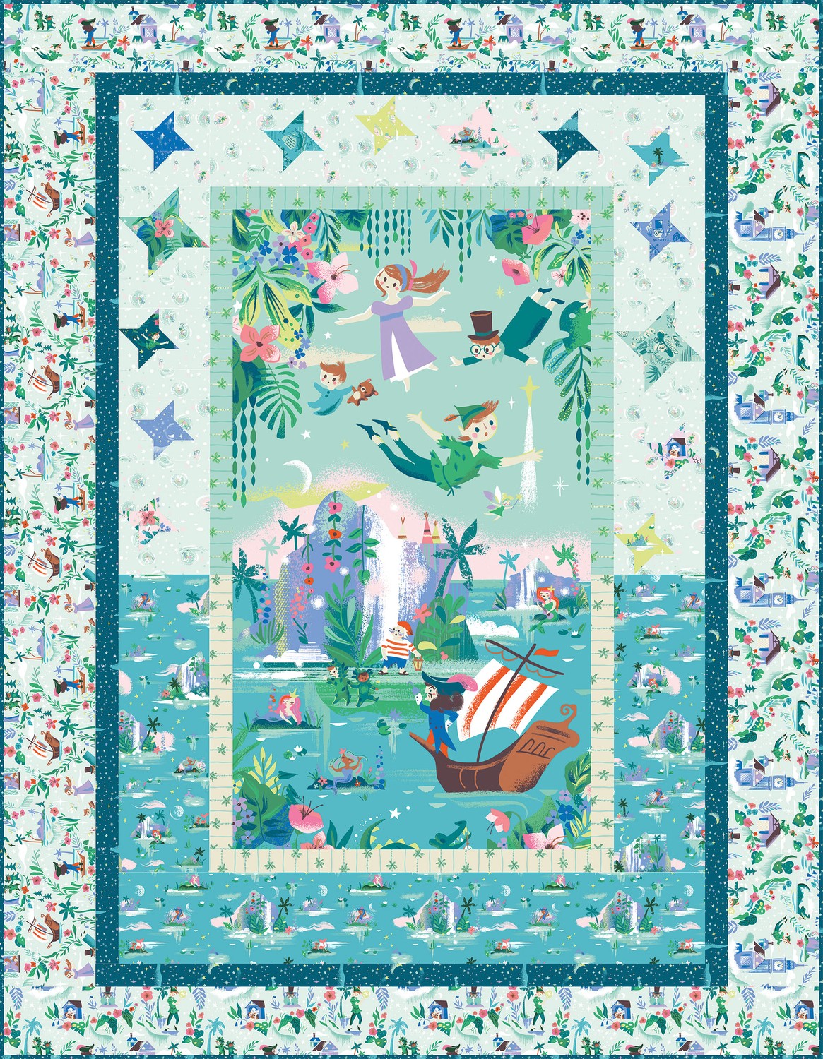 Forever Neverland - Forever Neverland Panel Quilt Kit | ConnectingThreads.com