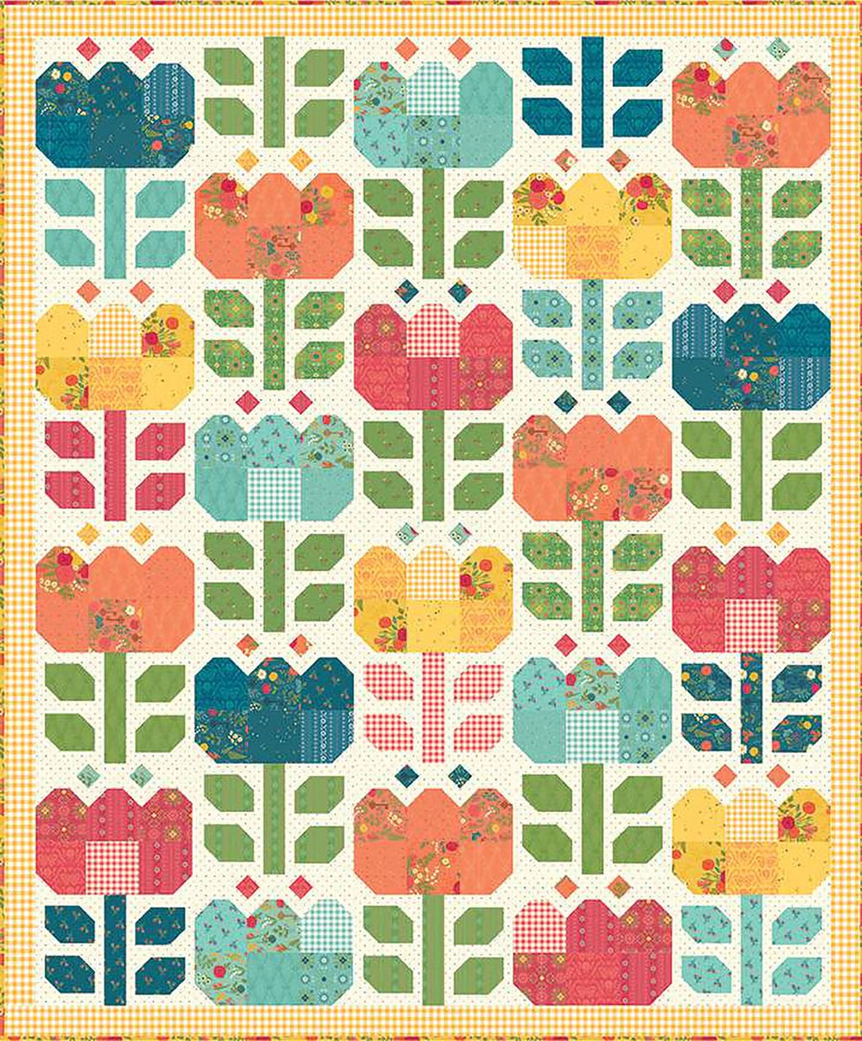 First Blooms Tulip Festival Quilt Kit | ConnectingThreads.com