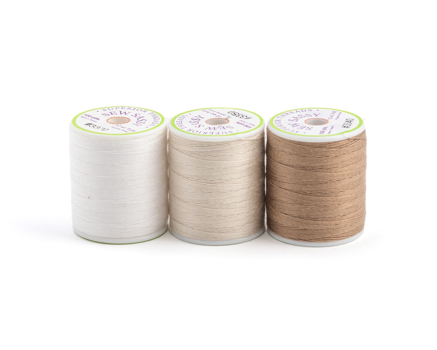 Sew Sassy 3 Spool Thread Set - Neutrals | ConnectingThreads.com