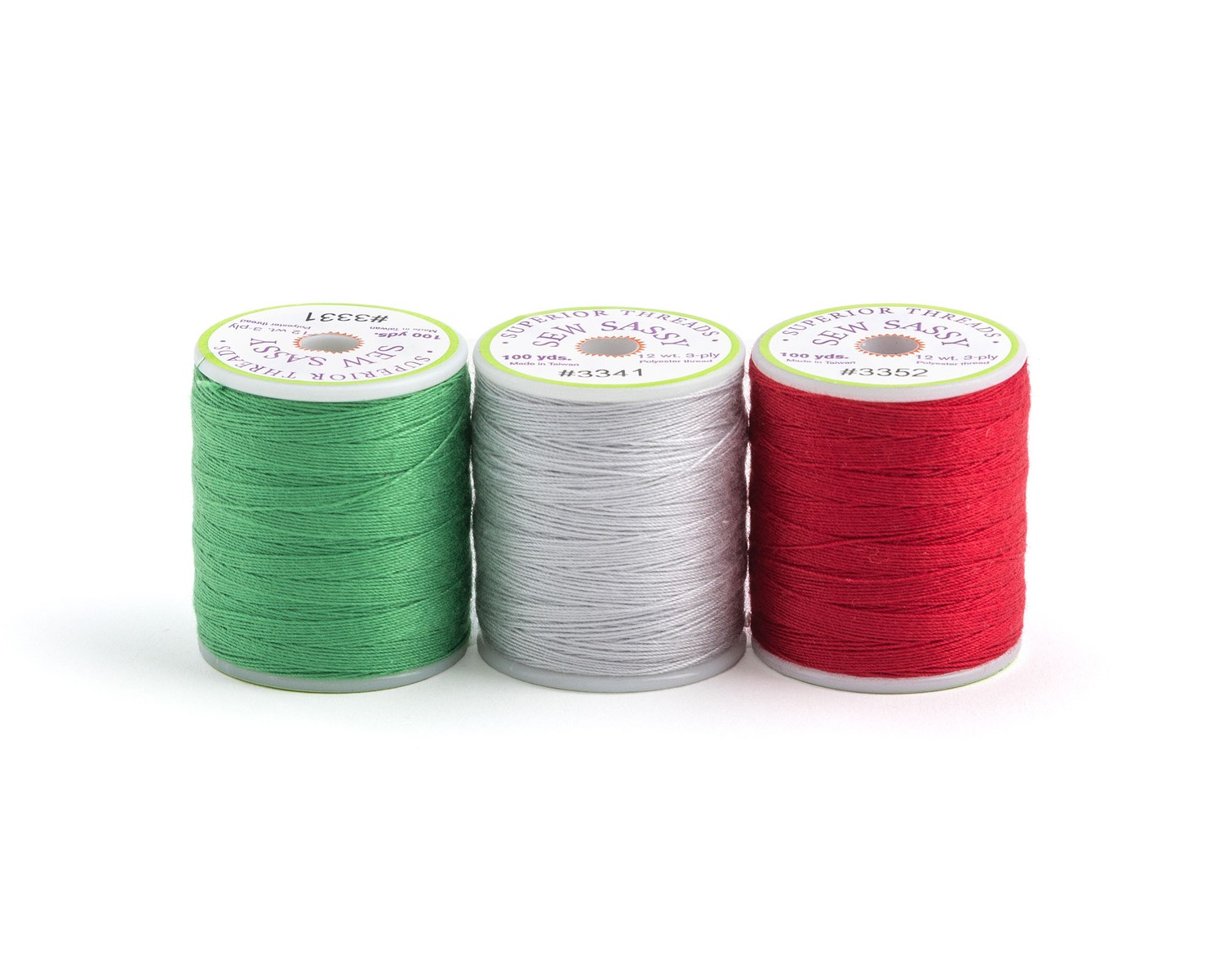 Sew Sassy 3 Spool Thread Set - Holiday | ConnectingThreads.com
