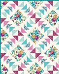Spring Nectar - Harmony Throw Quilt Kit | ConnectingThreads.com