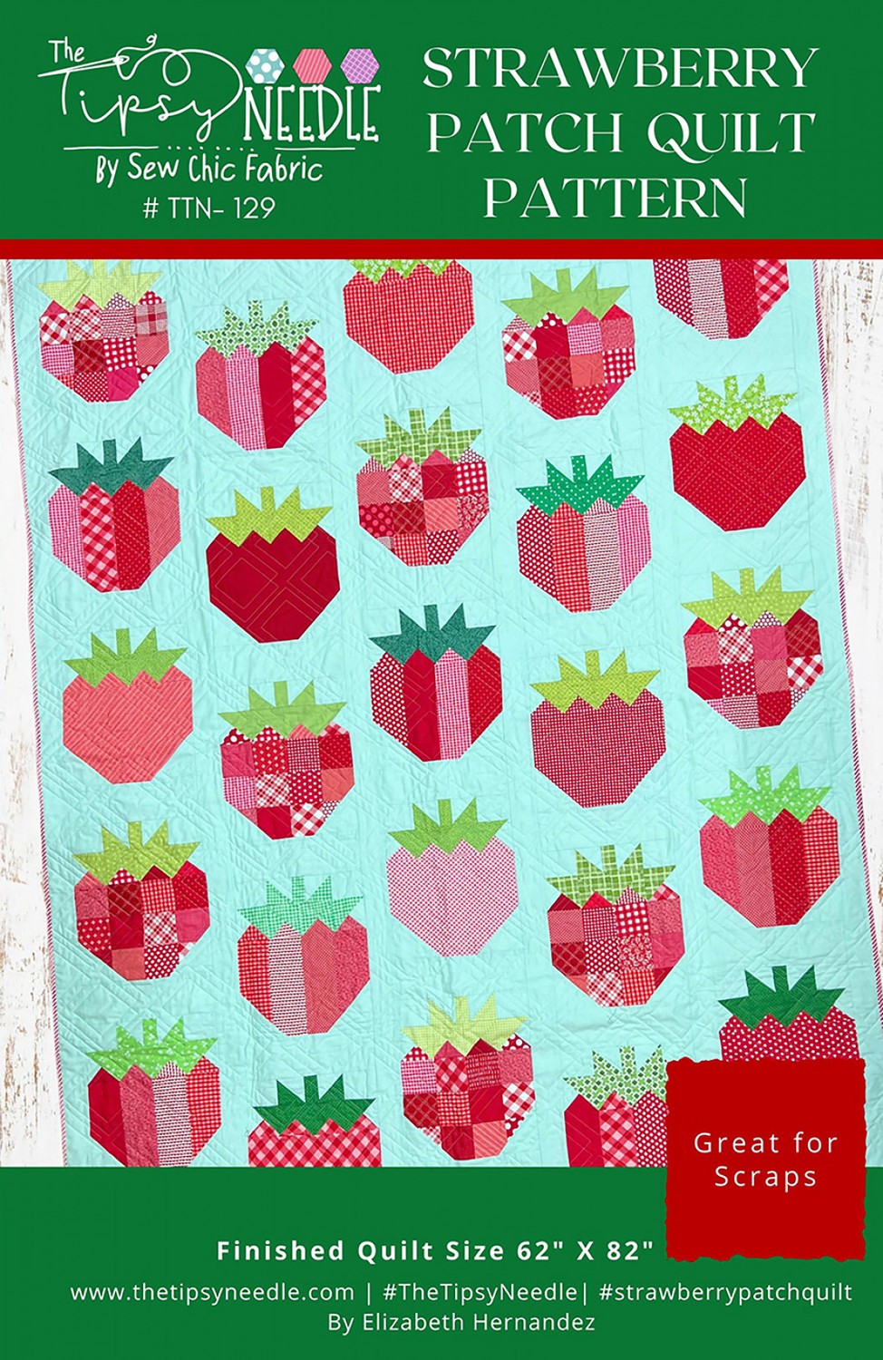 Strawberry Patch Quilt Pattern | ConnectingThreads.com
