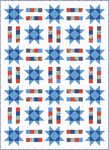 Chesapeake Summer - Stars and Stripes Throw Quilt Kit | ConnectingThreads.com
