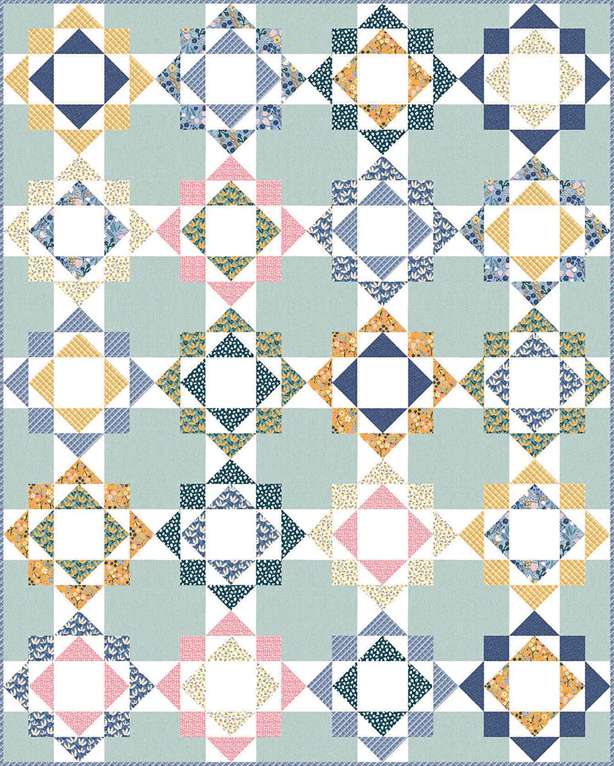 Wild Berry Valley - Camden Road Throw Quilt Kit | ConnectingThreads.com