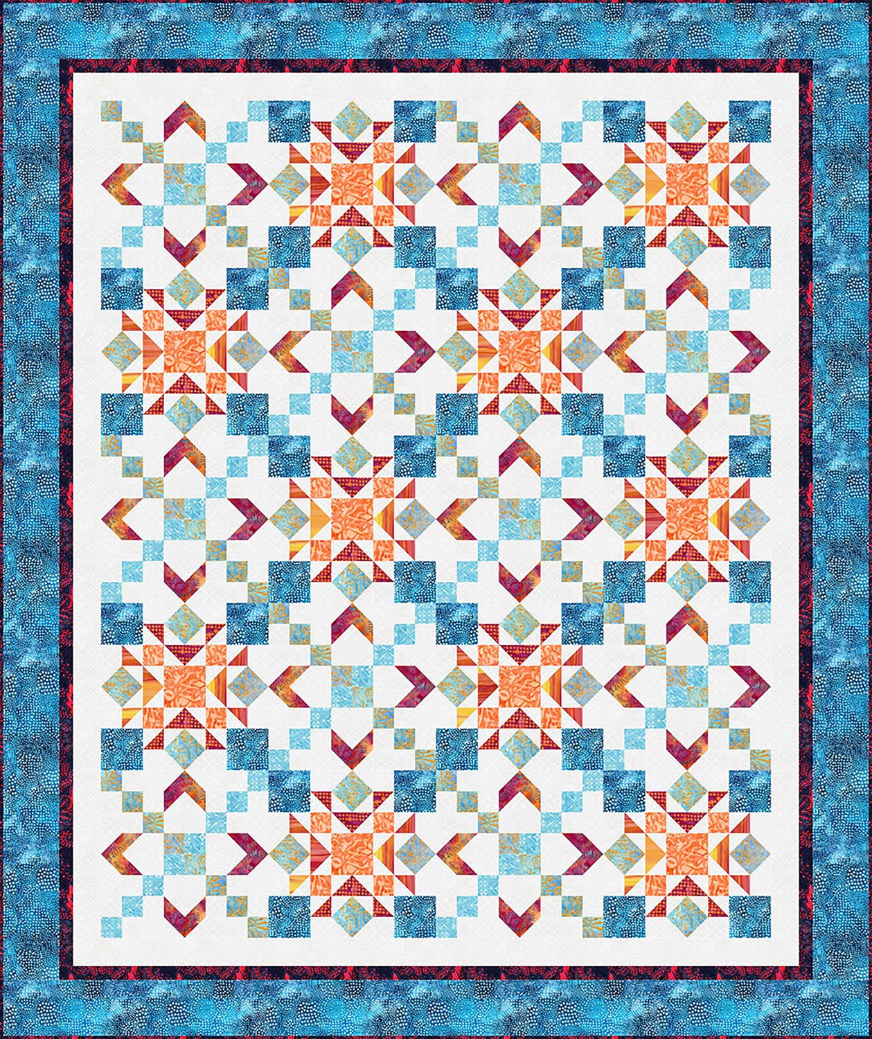 Icy Embers Batiks - Aries Pattern Download | ConnectingThreads.com