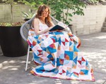 Icy Embers Batiks - Hot Flash Quilt Kit | ConnectingThreads.com