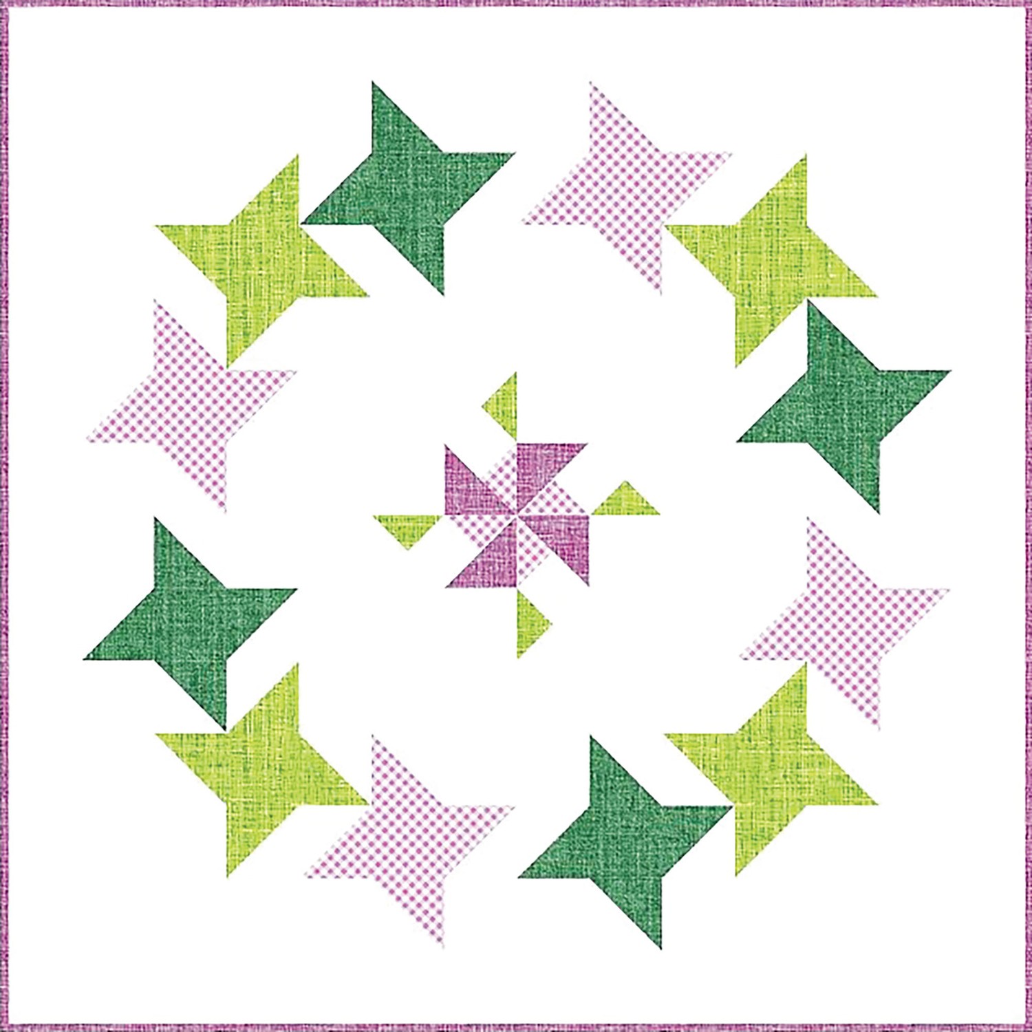 Pattern Play Tonals - Endless Stars Wall Hanging Kit | ConnectingThreads.com