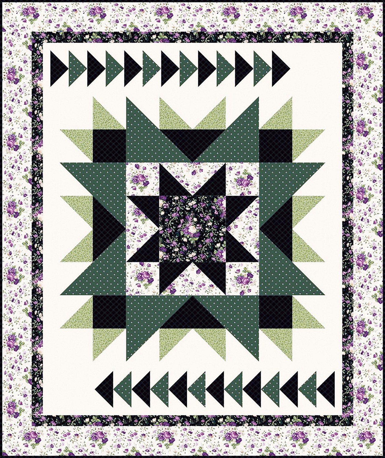 Perennial Garden - Casa Regal Quilt Kit | ConnectingThreads.com