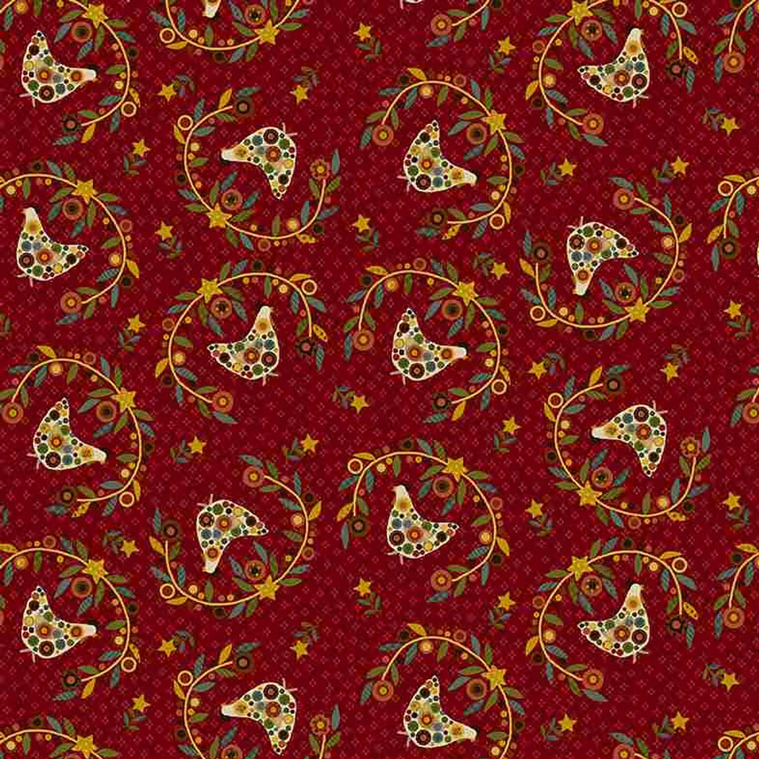 Pennyberry Farm - Pennyberry Farm Henny Penny Red Quilting Cotton ...