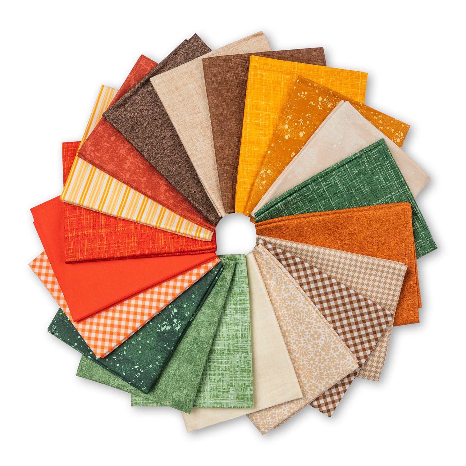 Autumn Leaves Fat Quarter Sampler | ConnectingThreads.com