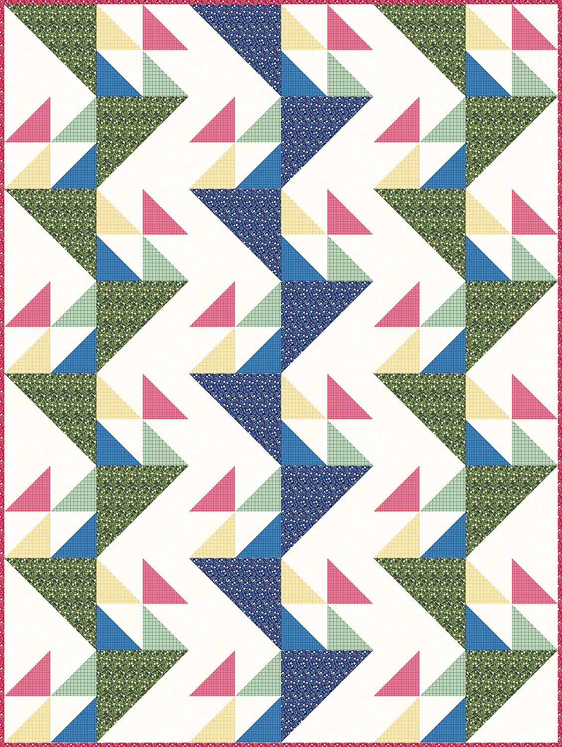 Sweetwater Ridge Flannel - Sweetwater Trellis Quilt Pattern Download | ConnectingThreads.com