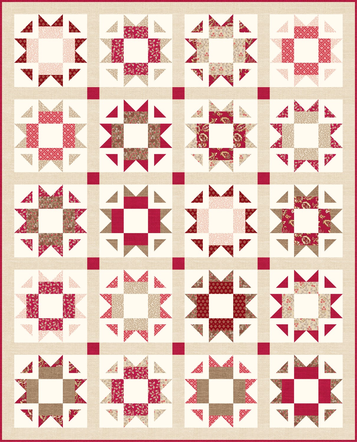 Jolie Maison - Skipper Quilt Pattern Download | ConnectingThreads.com