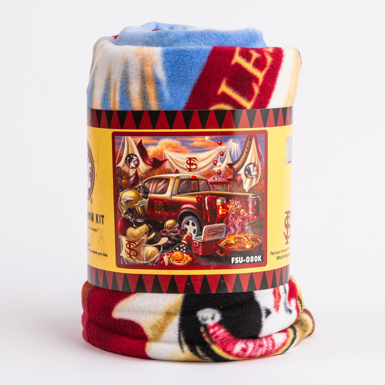 NCAA - NCAA FSU Fleece Throw Kit | ConnectingThreads.com