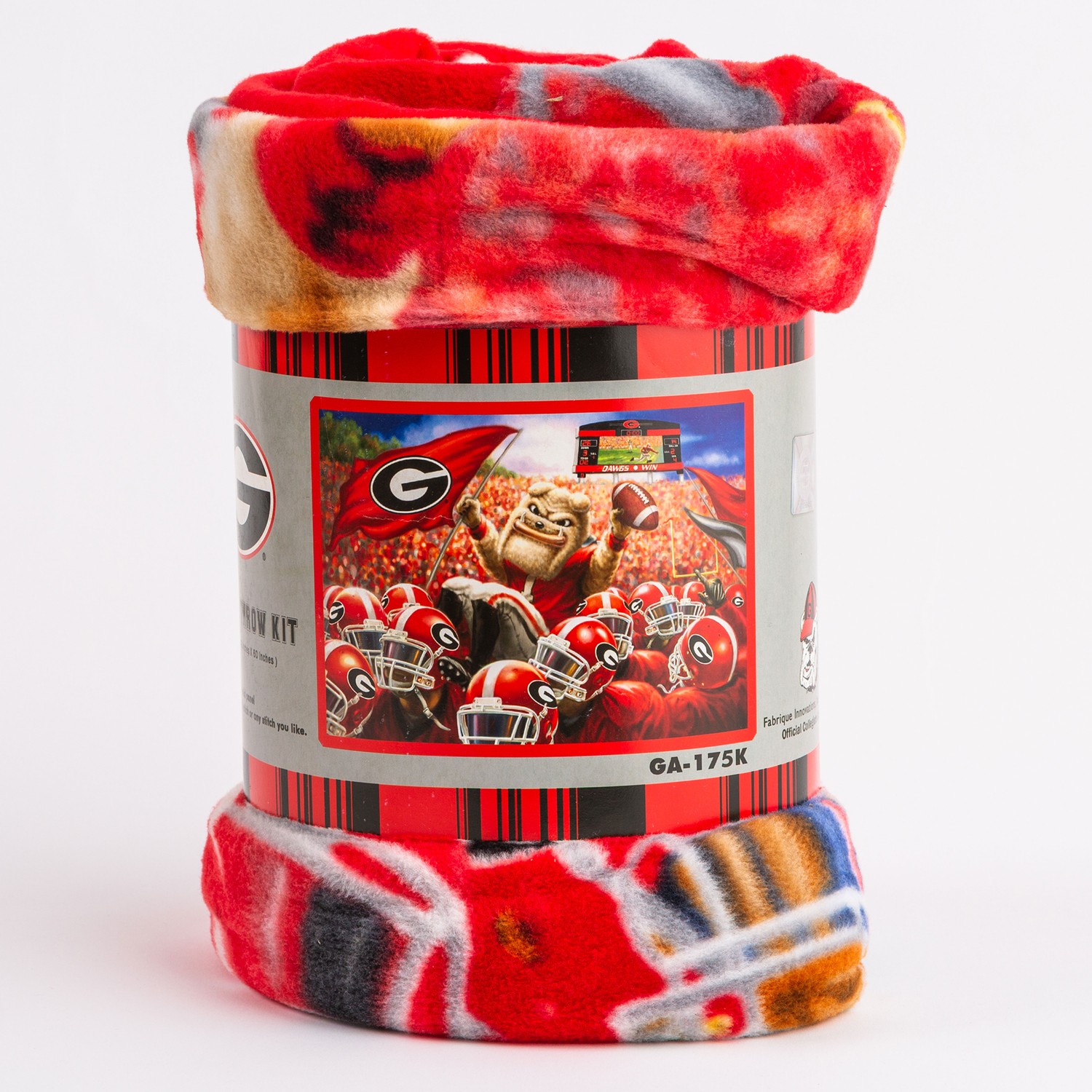 NCAA - NCAA GEORGIA Fleece Throw Kit | ConnectingThreads.com