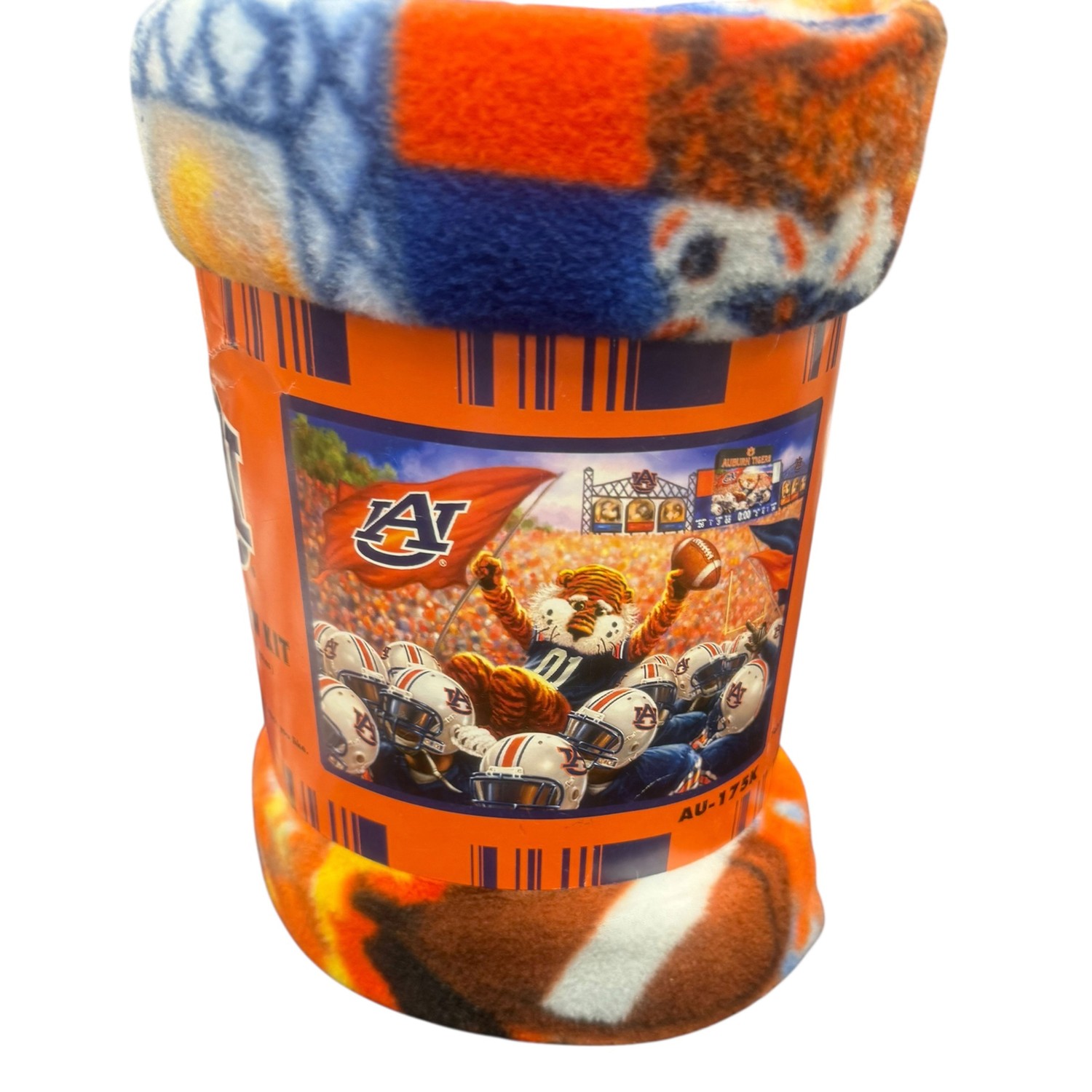 NCAA - NCAA AUBURN Fleece Throw Kit | ConnectingThreads.com